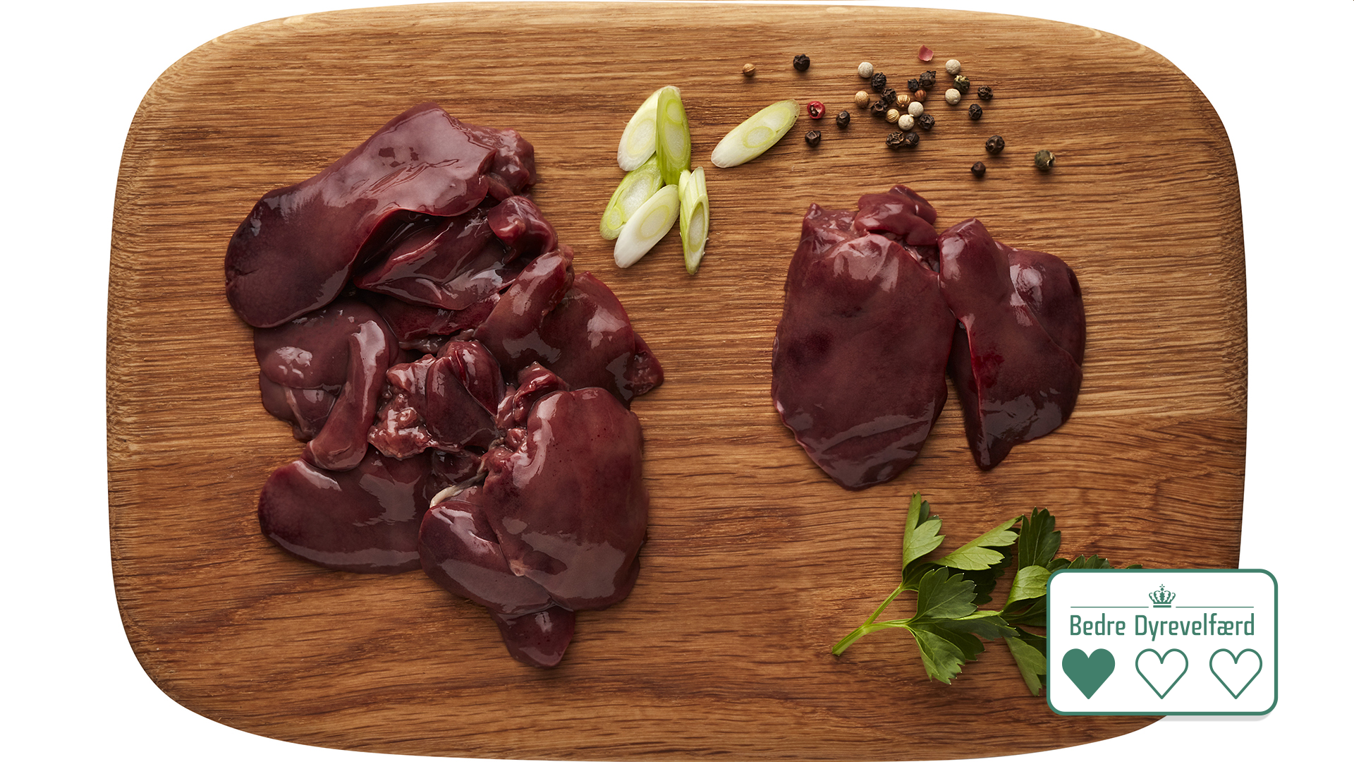 Lever, 400 g. 1-hjertet. Frost